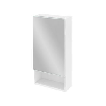 Bathroom mirror cabinet 36cm SENSEA Easy white 70x36x14cm | Leroy ...