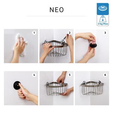 Sensea neo shower caddy corner basket chrome | LEROY MERLIN South Africa