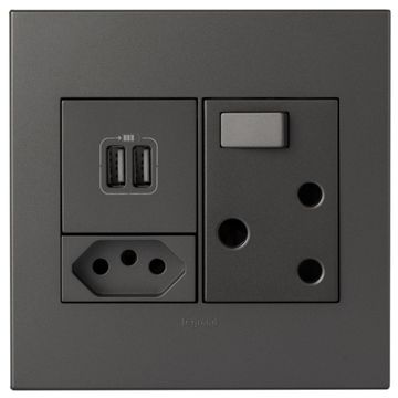 socket old/3new rsa + usb 4x4 m/mag | LEROY MERLIN South Africa