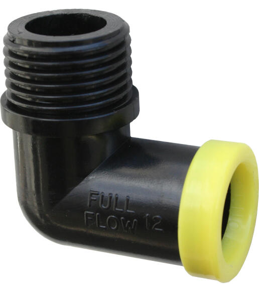 Irrigation, Full Flow Elbow Male Combi, 13mmx1/2\" | LEROY MERLIN South ...