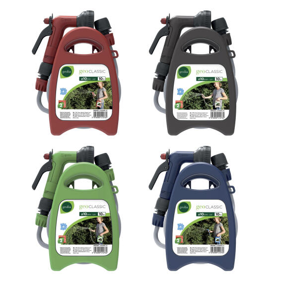 Hose kit GEOLIA 10mm x 10m includes fittings and nozzle | LEROY MERLIN ...