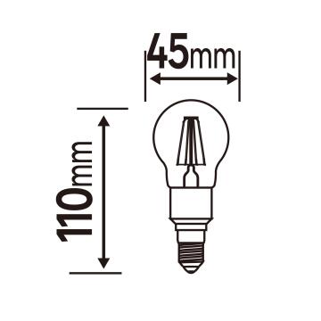 Lexman E14 G45 LED Specialist Light Bulb Warm White / Daylight 4.2W ...