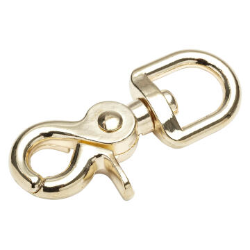 Pump Spring hook with swivel eye brass plated 15x67mm standers | LEROY ...