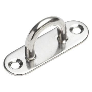 Eyelet with plate stainless steel 170x18mm standers | LEROY MERLIN ...