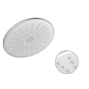 Sensea Round Shower Head With Button For Autoclean 1jet acs W22cmxD22cm ...