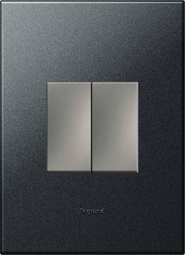 Switch arteor LEGRAND 2 lever 2 way 2x4 graphite | LEROY MERLIN South Africa