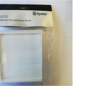 Louvre shutter xpelair air operated 120mm | LEROY MERLIN South Africa
