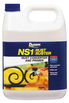 Rust converter and primer DURAM NS1 Rust Buster 5L | LEROY MERLIN South ...