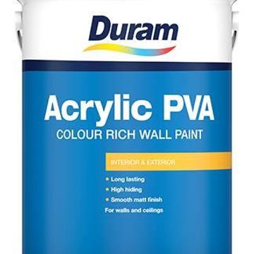 Duram Colour Rich Wall Paint Matt Acrylic Pale Cream 5L | LEROY MERLIN ...
