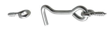 Storm hook with eyes zinc-plated hettich | LEROY MERLIN South Africa