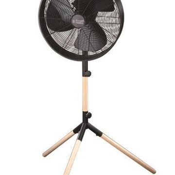 Russell Hobbs Tripod Pedestal With Wooden Legs Fan 40cm | LEROY MERLIN ...
