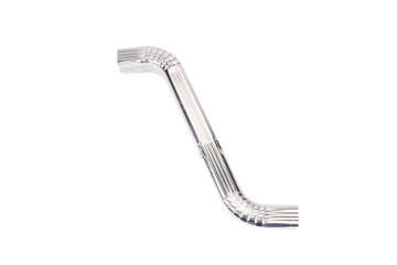 Galvanized Steel Downpipe Square Offset Crimped 100mm x 75mm x 600mm ...