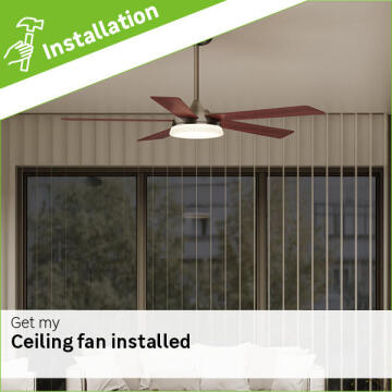 Kite White Ceiling Fan with Pull Chains | LEROY MERLIN South Africa