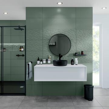 Wall Tile Arctic Greenbotanic 3D Matte L90cm x W30cm (1.08m2/box ...