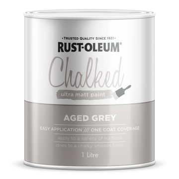 Rust-Oleum Chalked Ultra Matt Paint Country Gray 1L | LEROY MERLIN ...