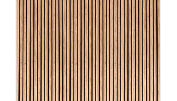 Wall Paneling Polymer SUPREME MOULDINGS wide slats Birch T10mm x W163mm ...