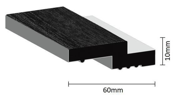 Extension Trim for Wall Slatted Panel Eco Friendly SUPREME MOULDINGS ...