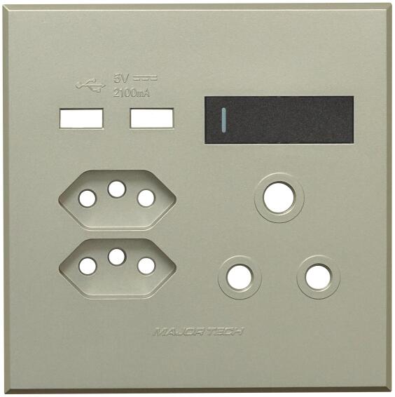 COVERPLATE1X3PIN&2XV-SLIM&2USBVETI34X4GT | LEROY MERLIN South Africa
