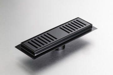 Shower channel 250mm Matt black | LEROY MERLIN South Africa