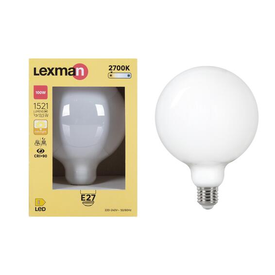 Lexman G125 E27 LED General Light Bulb Warm White 13.5W | LEROY MERLIN ...