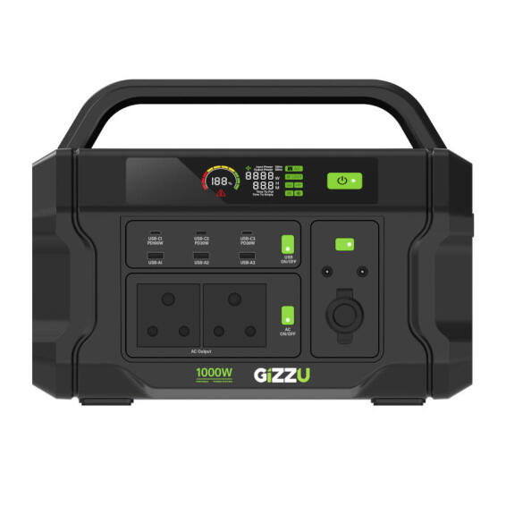Gizzu Challenger Pro 1000W Portable Power Station 1220Wh Inverter ...
