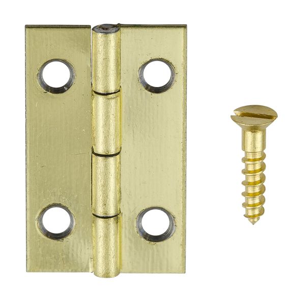 Casket hinge 20X12 brass-coated 4 pcs. | LEROY MERLIN South Africa