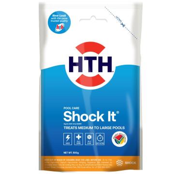 Pool treatment HTH shock it day pack 0.5kg | LEROY MERLIN South Africa