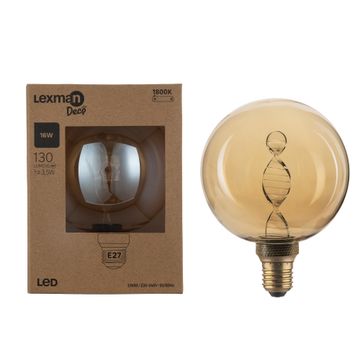 Lexman led light bulb smd amber G125 E27 3.5W | Leroy Merlin South Africa