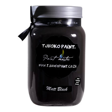 Tjhoko paint 1l matt black | LEROY MERLIN South Africa