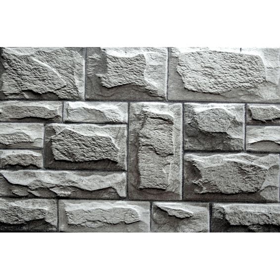 Wall Tile Cladding Ashlar Grey L45cm x W30cm (0.675m2/box) | Leroy ...