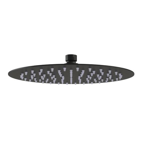 Sensea icone round shower head matt black 25cm | LEROY MERLIN South Africa