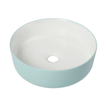 Bijiou Round Freestanding Basin Senseulle Juniper Green