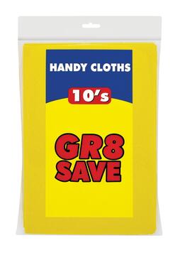 GR8 SAVE HANDY CLOTHS 10 PACK | LEROY MERLIN South Africa