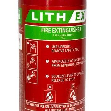 Safequip lith-ex fire extinguisher 1l | LEROY MERLIN South Africa