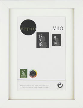 Inspire milo frame white 13x18cm | LEROY MERLIN South Africa