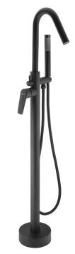 Bijiou Magnetite Freestanding Bath Mixer Black | LEROY MERLIN South Africa