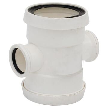 PVC access double junction 110mm x 50mm x 90 degree above ground ...