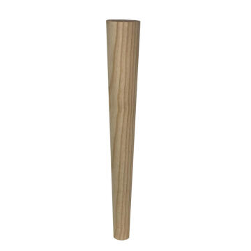 Wooden coffee table leg tapered cone H450x35x65mm woodturner | LEROY ...