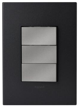 Switch arteor LEGRAND 3 lever 1 way 2x4 graphite | LEROY MERLIN South Africa