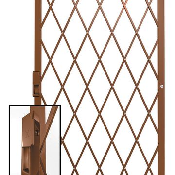 Saftidor security gate type E 1450(w)x2000mm(h) bronze xpanda | LEROY ...