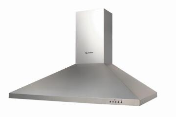 Candy Kitchen Extractor Cooker Hood Wall Mounted 90Cm Stainless Steel ...
