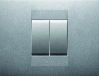 Switch chorus GEWISS titanium 2 lever 1 way | Leroy Merlin South Africa