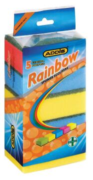 Sponge scourers ADDIS rainbow 5 pack | LEROY MERLIN South Africa