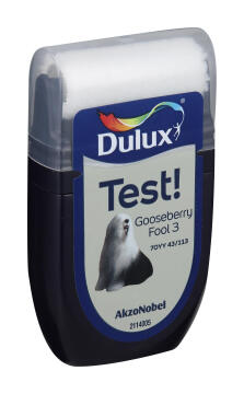 Paint Colour Guide Wet Roller Tester DULUX Gooseberry Fool 3 30ml ...