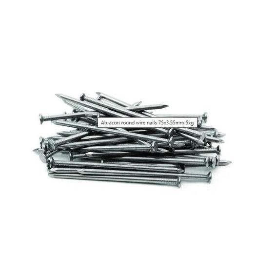 ABRACON ROUND WIRE NAILS 50X2.50MM 5KG