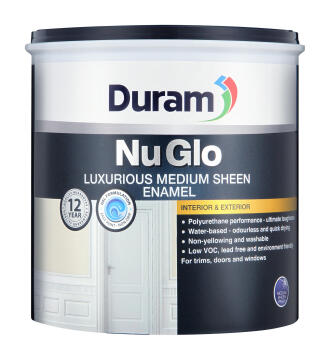 Duram Medium Sheen Enamel Paint NuGlo Golden Yellow 1L | LEROY MERLIN ...