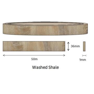 Edging PVC Roll Washed Shale-2mm thick-w36mmxl50m | LEROY MERLIN South ...