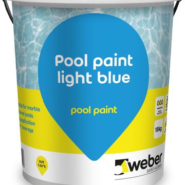 Pool Paint WEBER Light Blue 15kg | LEROY MERLIN South Africa