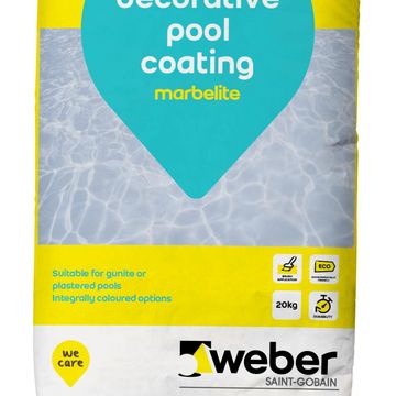 Weber Marbelite Decorative Pool Coating Powder Blue 20kg | LEROY MERLIN ...