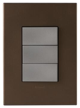 Switch LEGRAND 1 lever 2 way 2x4 dark brown | LEROY MERLIN South Africa